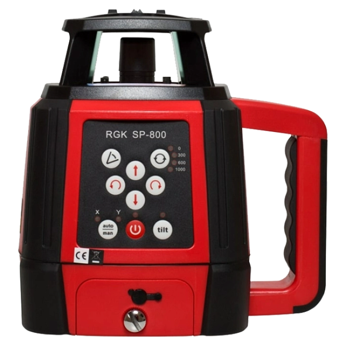 Ротационный нивелир RGK SP-800 со штативом RGK SH-230 и рейкой RGK LR-2 купить в Казахстане - Samins